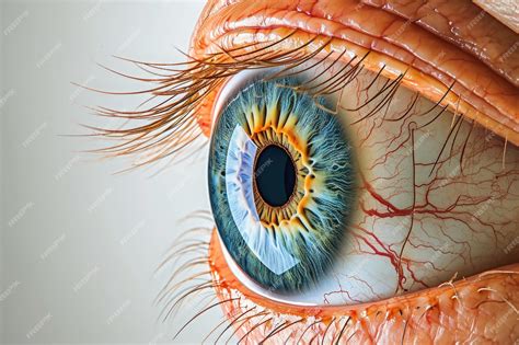 Premium Ai Image This Closeup Photograph Captures The Intricate Details Of A Human Eye