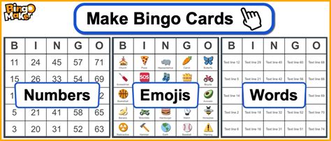 Free Bingo Cards Bingo Card Generator