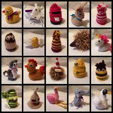 Knitted Creme Egg Covers Free Pattern