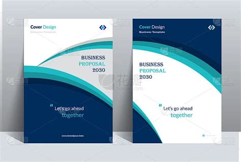商业计划书封面设计模板素材 花瓣网