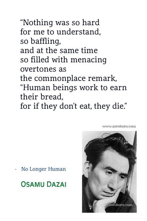 Osamu Dazai Quotes Osamu Dazai No Longer Human Quotes Osamu Dazai
