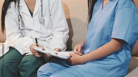 Doctor Inject Vaccine To Asian Woman Deltoid Muscle Injection Technique Immunization And