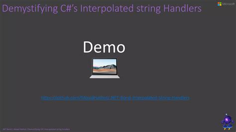 Demystifying Cs Interpolated String Handlers Ppt