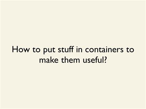 Stack A Platform With Linux Containers Speaker Deck