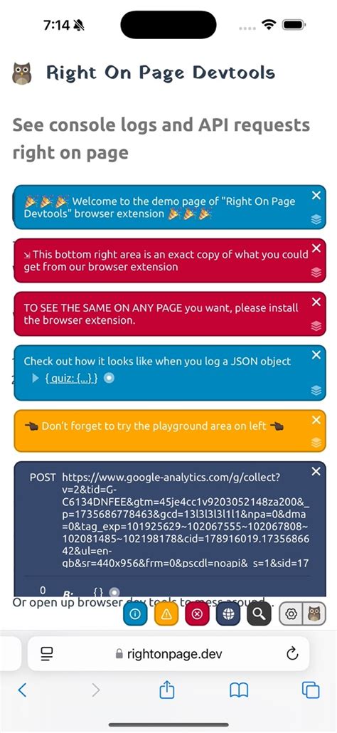 Right On Page Devtools