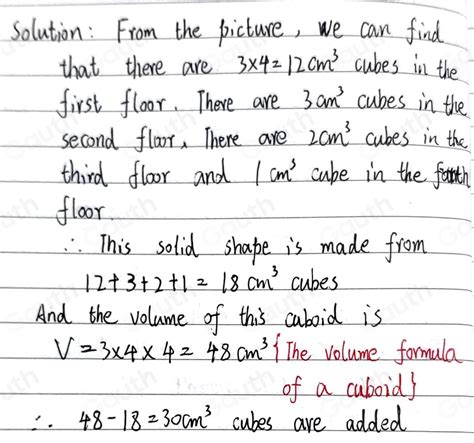 Solved A Solid Shape Is Made From Centimetre Cubes Here Are The Plan