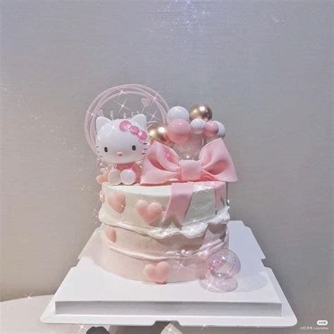 Pin By Nan Iss On 𝖧𝖤𝖫𝖫𝖮 𝖪𝖨𝖳𝖳𝖸 Hello Kitty Birthday Cake Hello Kitty