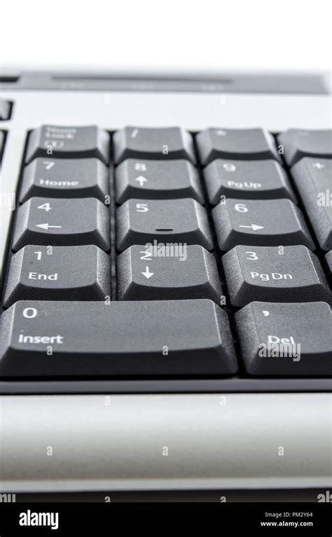 Closeup Of Numeric Keypad With Numbers Stock Photo Alamy