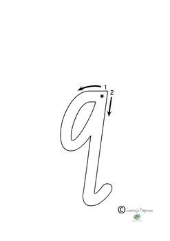 NSW Foundation Font Tracing Letters By Courtney S Playhouse TpT