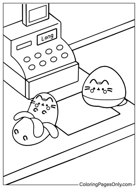 Cute Pusheen Coloring Pages Printable Techinsight