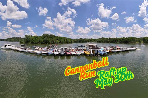 cannonball run raft up friday may 30th at prizer point event at the