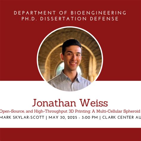 Phd Dissertation Defense Jonathan Weiss Stanford University
