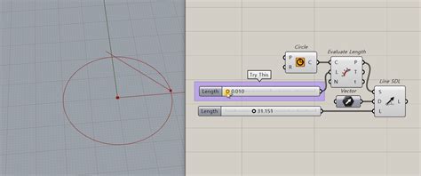 Moving A Line Along The Perimeter Of A Circle Grasshopper Mcneel Forum