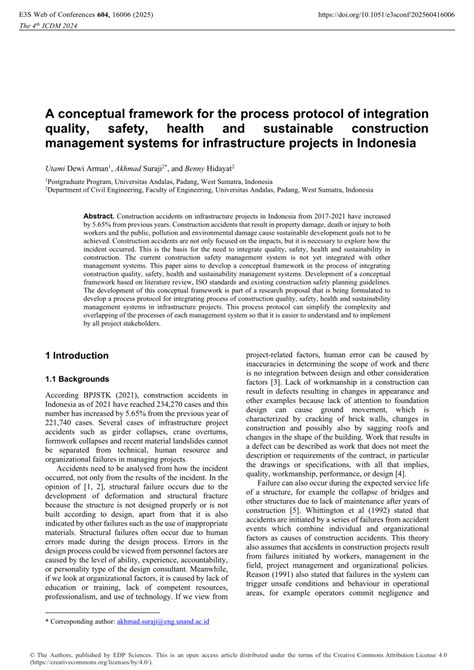 PDF A Conceptual Framework For The Process Protocol Of Integration Quality Safety Health And