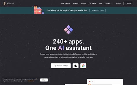 Setapp使用入口地址 Ai网站最新工具和软件app下载