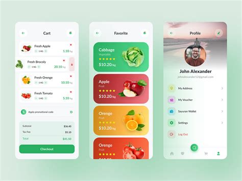 Grocery Mobile App Design On Behance