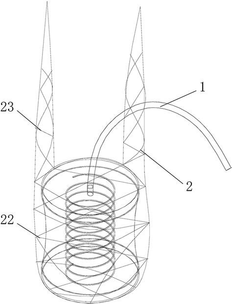 一种外部套有网兜的引流器的制作方法3