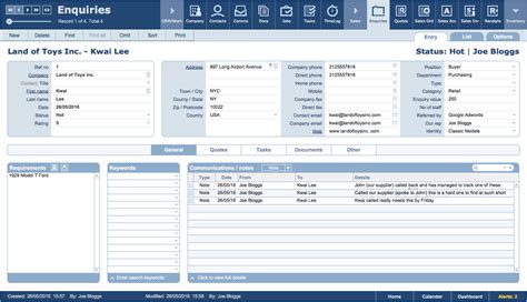 Filemaker Crm Template Williamson