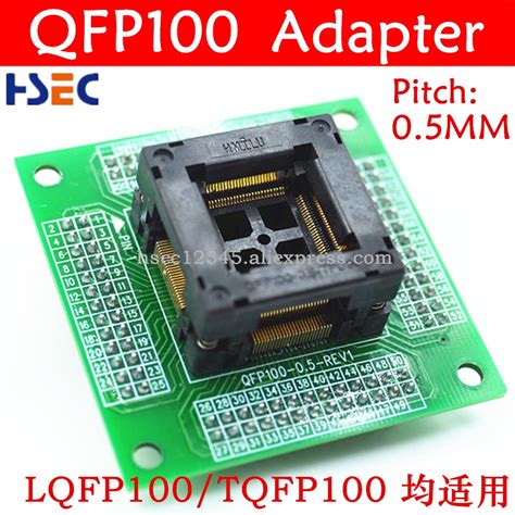 high quality tqfp100 fqfp100 qfp100 to dip100 programming socket otq