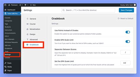 how to create a custom grading scale in tutor lms tutor lms
