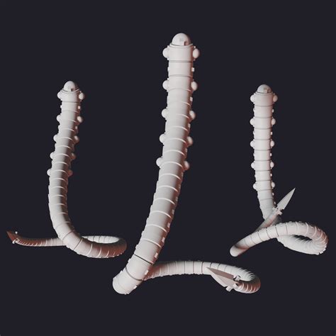 3d File Canoptek Wraiths Alternative Tails 3 Poses ♟ ・3d Printable
