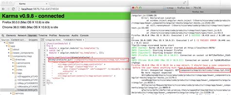 Javascript Error Unexpected Request During Karma Angular Unit Test