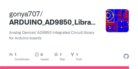 Github Gonya707arduinoad9850library Analog Devices Ad9850 Integrated Circuit Library For