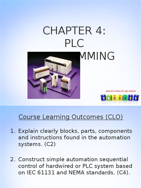 Chapter 4 Plc Programming Pdf Pdf Programmable Logic Controller Computer Program