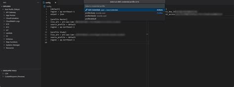 Use Aws Toolkit In Vsc With Role Switching Aws Repost