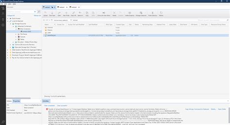 Cannot Download A File Using Container Level Sas Uri · Issue 2703 · Microsoft