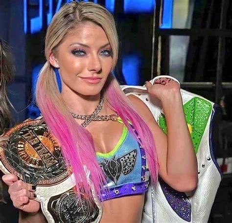 Alexa Bliss Wwe Superstar With Pink Hair