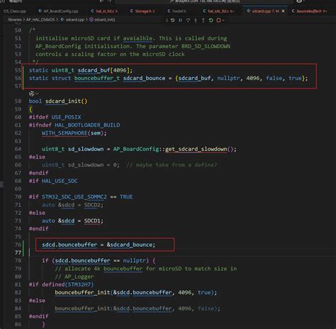 Sdmmc Not Working On H7 Controller Arducopter Ardupilot Discourse