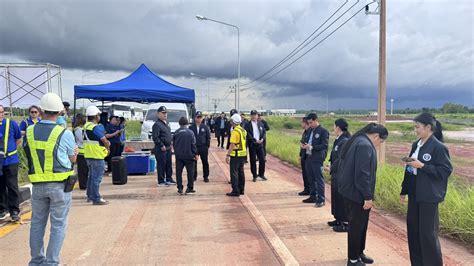 คณะนั โครงการสะพานมิตรภาพไทยลาว แห่งที่ 5 บึงกาฬ บอลิคำไซ