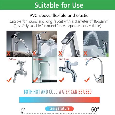 Badu Bg Завъртане на 360 кран за кухненска мивка Удължители за кран Накрайник за баня Домашен