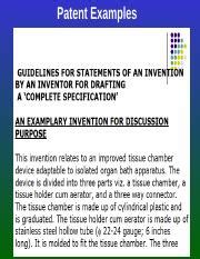 13 Patent With Examples Patent Examples Patent Drafting In The Case Study 4 What Benefits Did