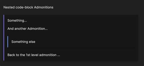 Nesting Code Block Admonitions Custom Callouts Troubles Issue