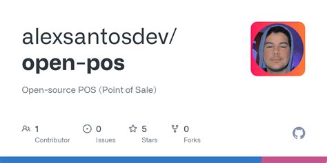 Github Alexsantosdevopen Pos Open Source Pos Point Of Sale