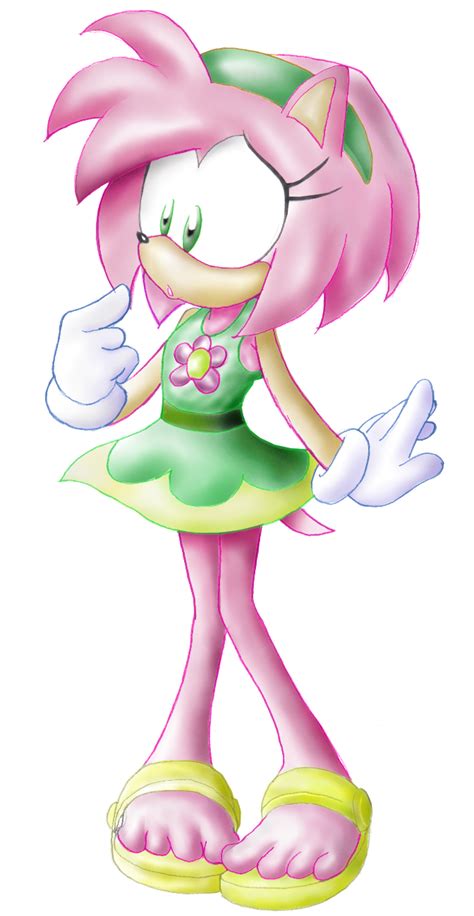 Amy In A Green Dress By Ccn Sally Acorn On Deviantart