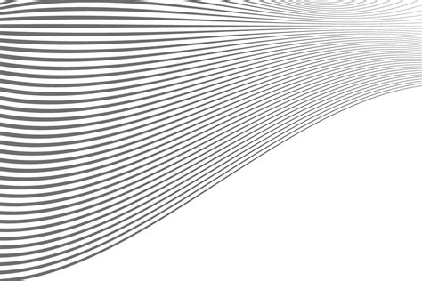 Simple Abstract Grey Ash Color Horizontal Creative Geometric Wavy Line Pattern White Background