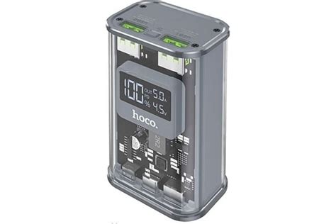 Hoco J105 Discovery 22.5W QC 3.0, PD Power Bank (10000 mAh) - Grey