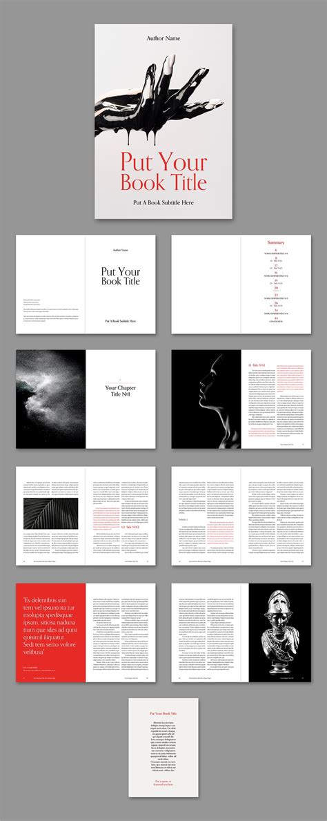 Narrative Book Layout Template Indesign Canva Reading Book Layout Universal Book Layout