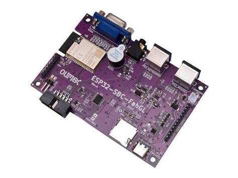 Olimex Shows Off An Esp32 Open Hardware Single Board Computer Built Specifically For Fabgl