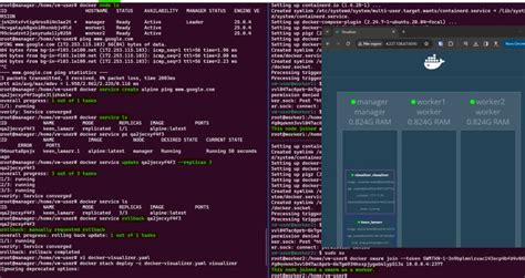 Look At This Docker Swarm Cluster Ive Created Using 3 Virtual Machines Mateus Lira
