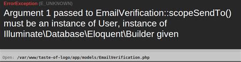 Php Laravel Strange Error Eloquent Model Changes Into An Instance Of Builder Class Stack