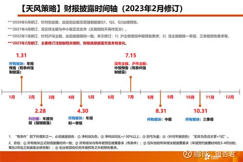 财报披露规则 雪球