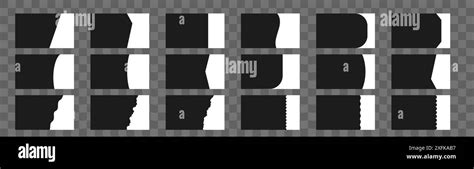 Separator Header For Web Page Design Flat Vector Illustration Set Of Template With Different