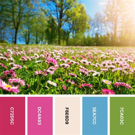 30 Spring Color Palettes For Fresh Designs Color Meanings