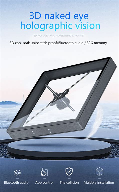 대형 Led 홀로그램 3d 디스플레이 Led 광고 홀로그램 프로젝터 커버 전문 공장 판매 3d Led 팬 Buy 고품질 3d