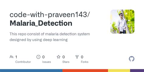 Github Code With Praveen Malaria Detection This Repo Consist Of Malaria Detection System