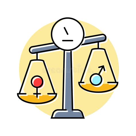 Hormonal Imbalance Obesity Overweight Color Icon Vector Illustration Stock Illustration